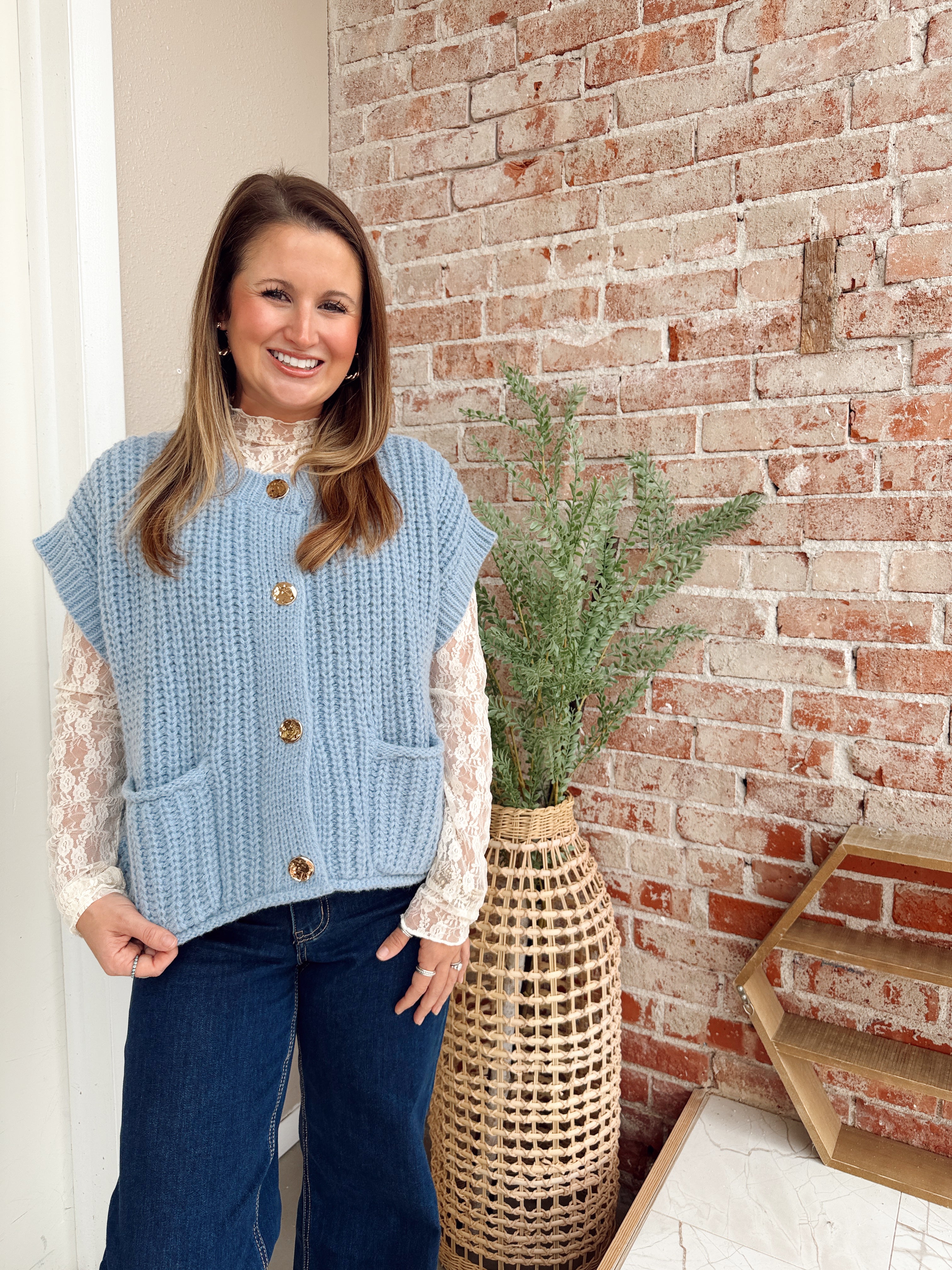 Eve Cardigan in Blue – Unhinged Lifestyle Boutique